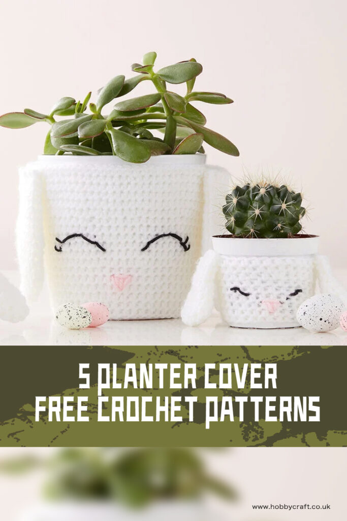 FREE Planter Cover Crochet Patterns - iGOODideas.com