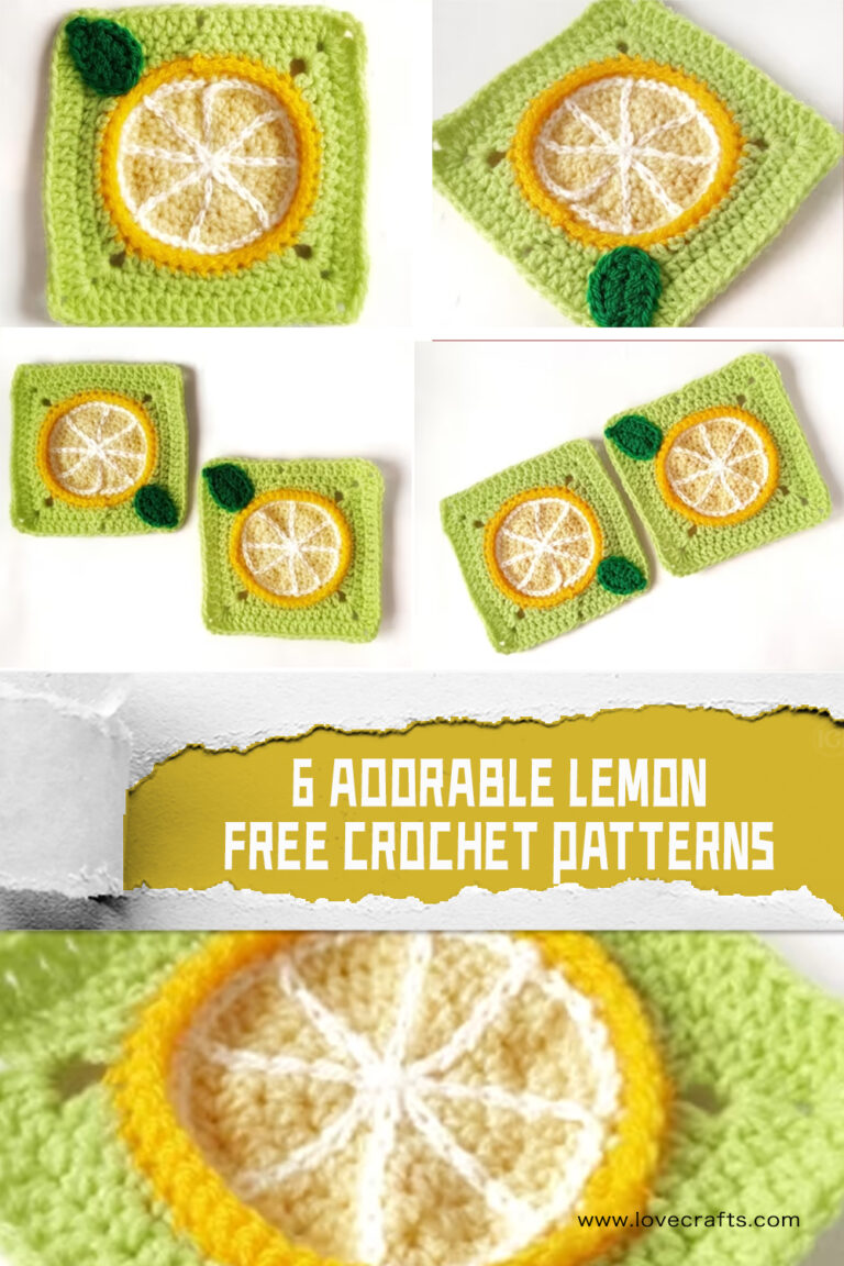 6 Adorable FREE Lemon Crochet Patterns Free Crochet Patterns