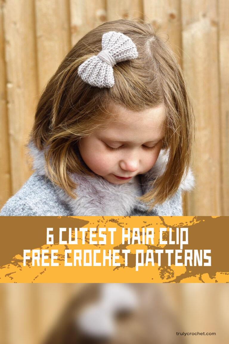 Hair Clip FREE Crochet - 6 PATTERNS- iGOODideas.com