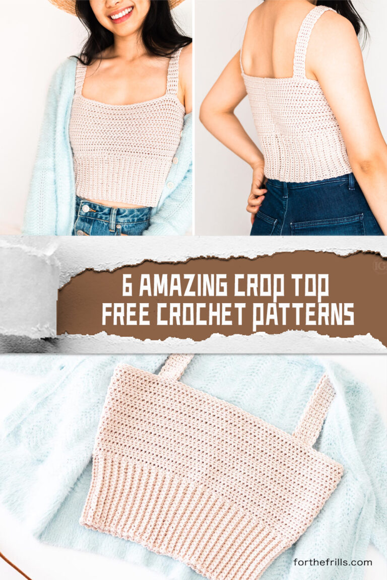 6 FREE Amazing Crop Top Crochet Patterns - iGOODideas.com
