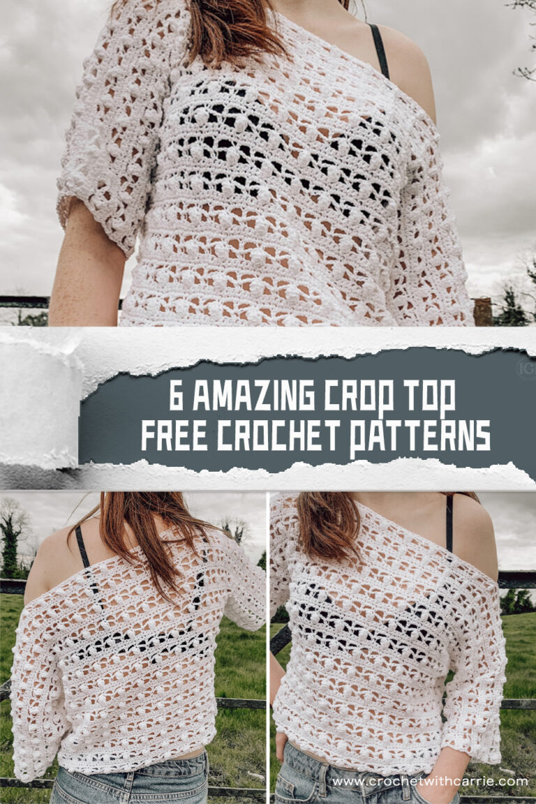6 FREE Amazing Crop Top Crochet Patterns - iGOODideas.com