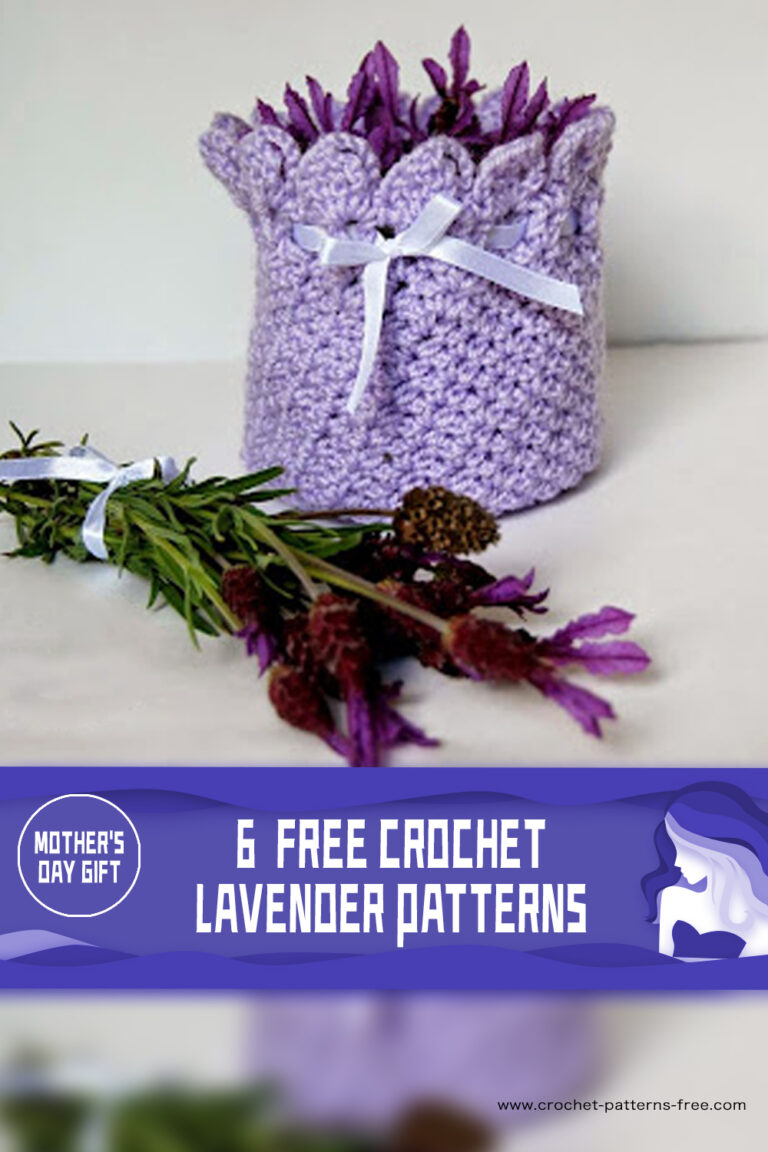 FREE Crochet Lavender Patterns- Mother's Gift - iGOODideas.com