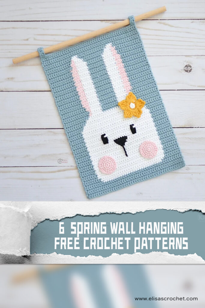 6 FREE Spring Wall Hanging Crochet Patterns - iGOODideas.com