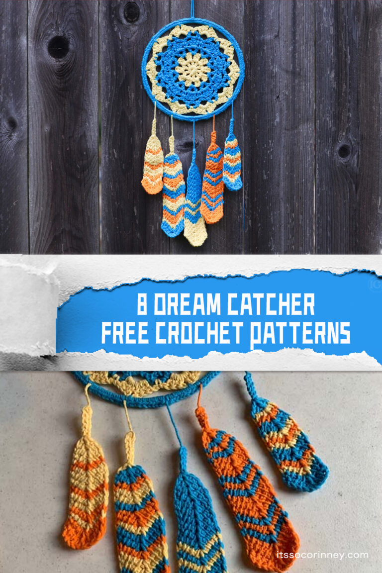 FREE Dream Catcher Crochet- 8 Patterns- iGOODideas.com