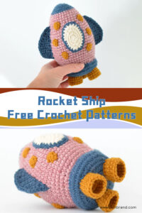 FREE Rocket Ship Crochet Patterns - iGOODideas.com