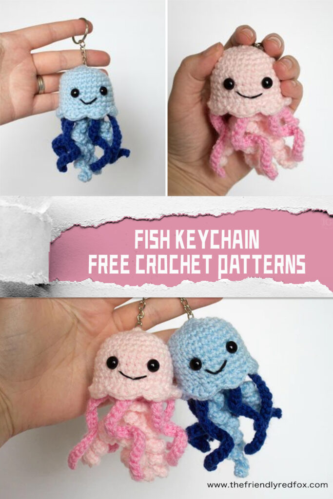 Free Fish Keychain Crochet Patterns - iGOODideas.com