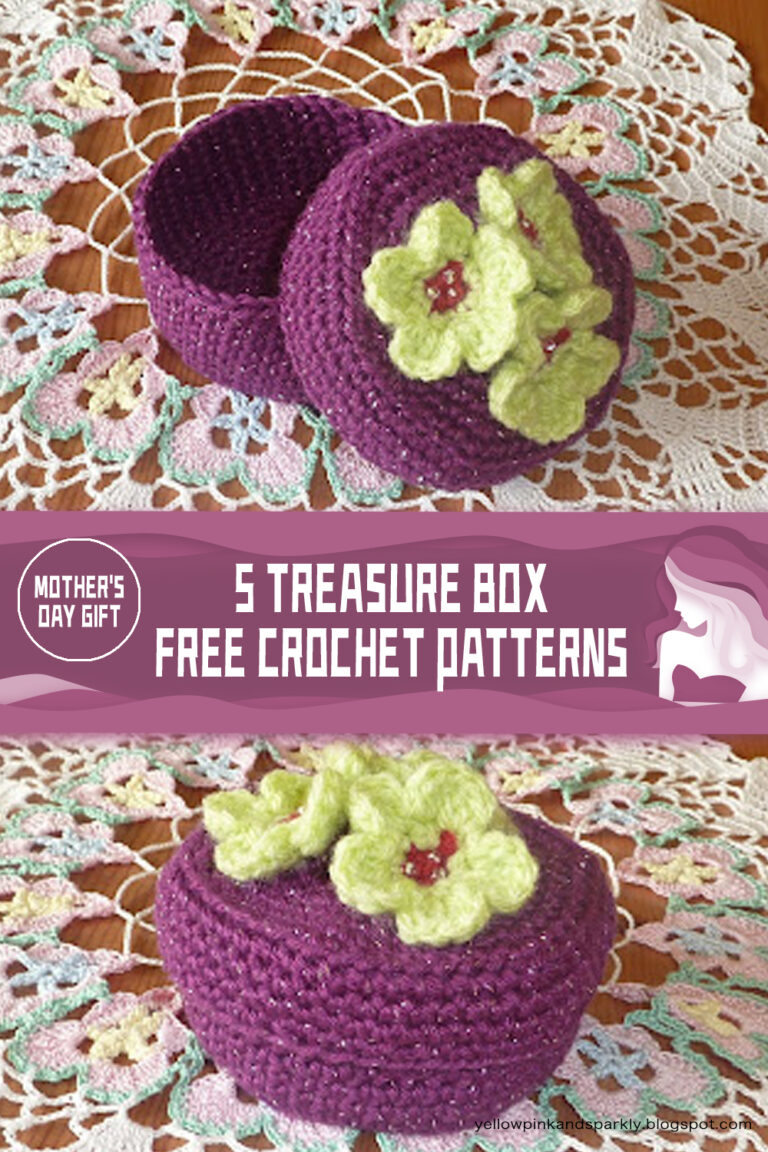 FREE Treasure Box Crochet - 5 Patterns - iGOODideas.com