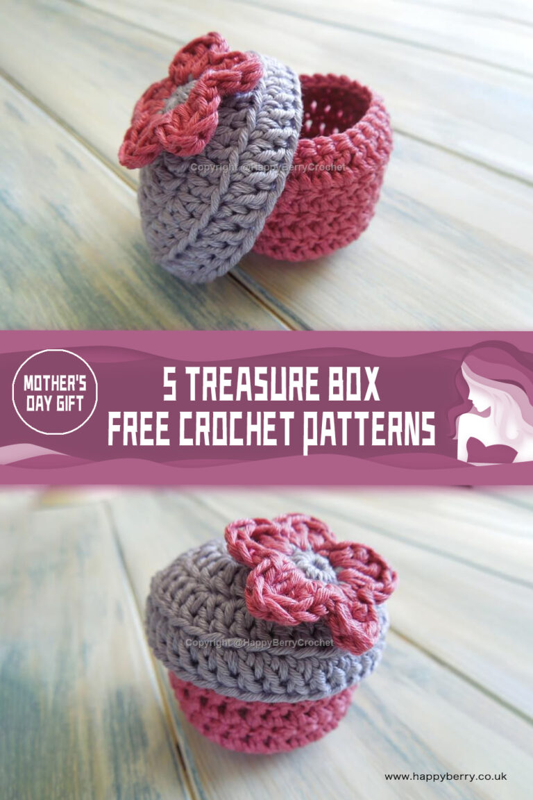 FREE Treasure Box Crochet - 5 Patterns - iGOODideas.com