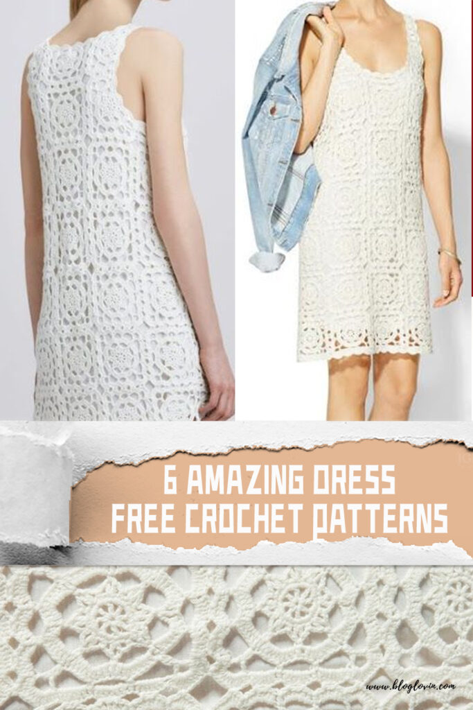 Dress FREE Crochet Patterns - 6 Patterns- iGOODideas.com
