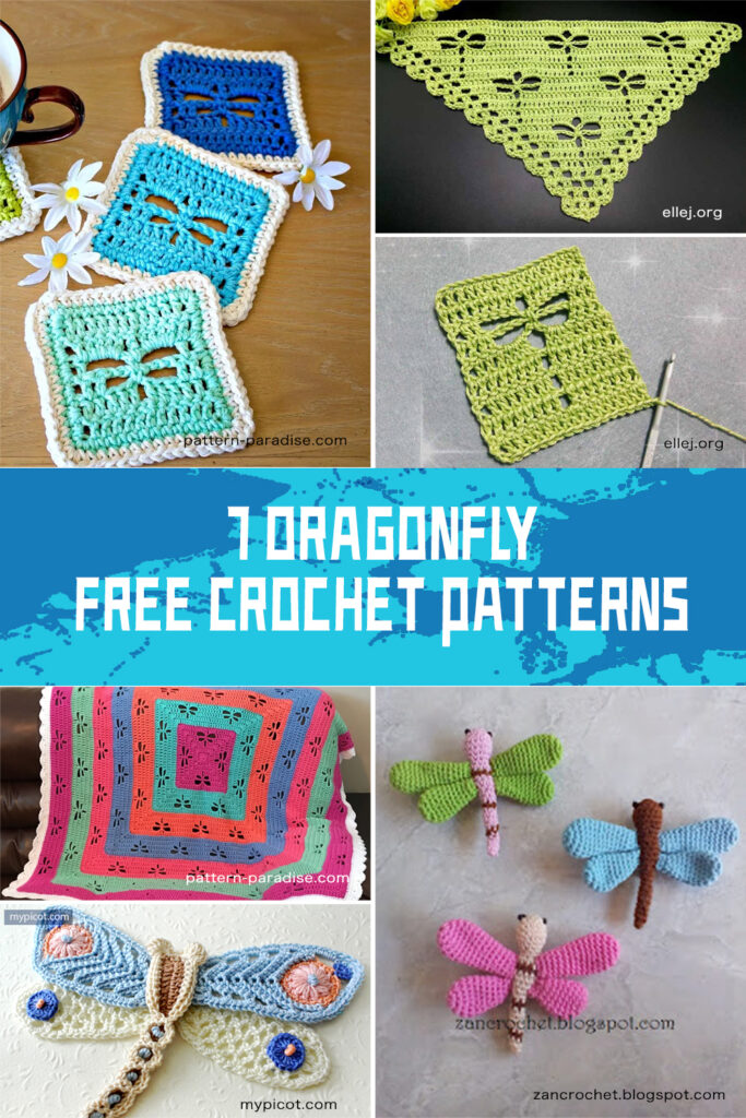 Dragonfly FREE Crochet Patterns - iGOODideas.com