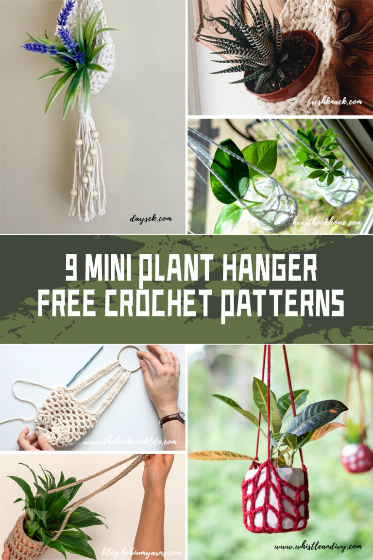 Plant Hanger FREE Crochet - 9 Patterns / iGOODideas.com