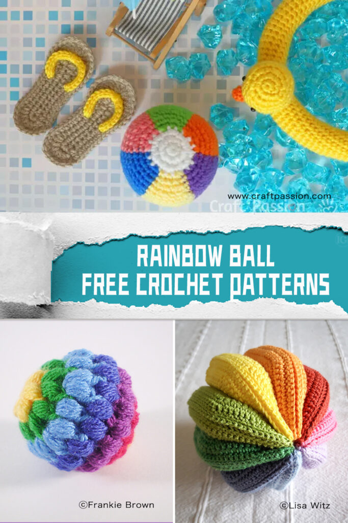 FREE Rainbow Ball Crochet Patterns - iGOODideas.com