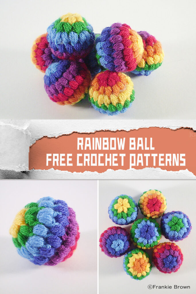 FREE Rainbow Ball Crochet Patterns - iGOODideas.com