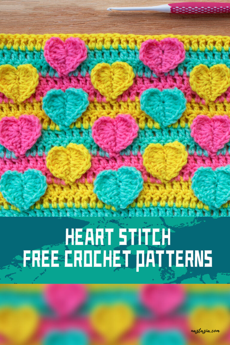 Heart Stitch FREE Crochet Patterns - iGOODideas.com