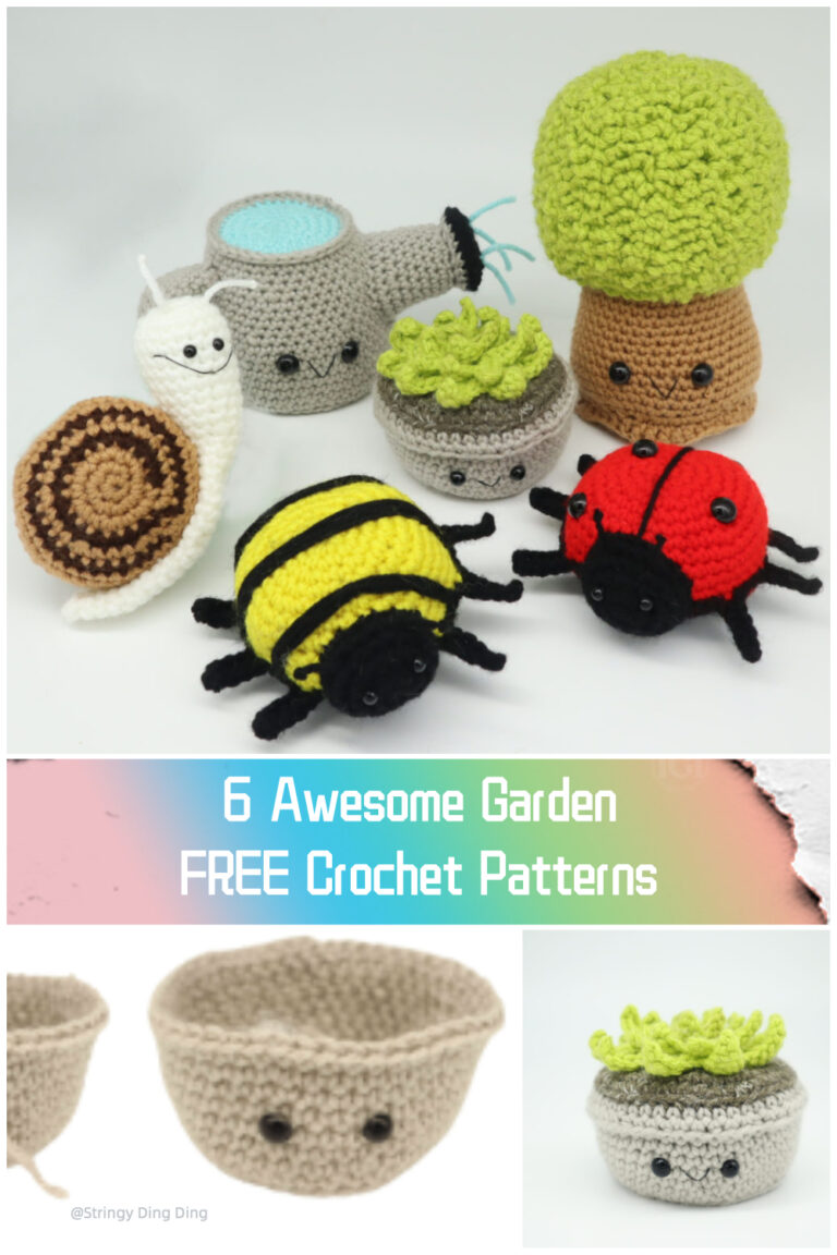 6 Awesome Crochet Garden FREE Patterns - iGOODideas.com