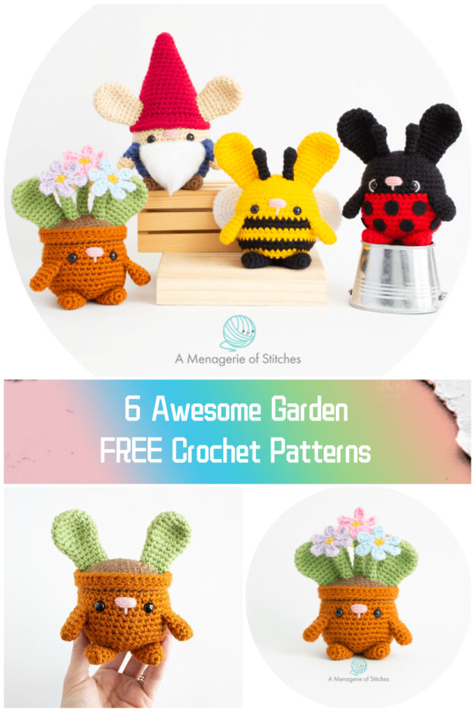 6 Awesome Crochet Garden FREE Patterns - iGOODideas.com