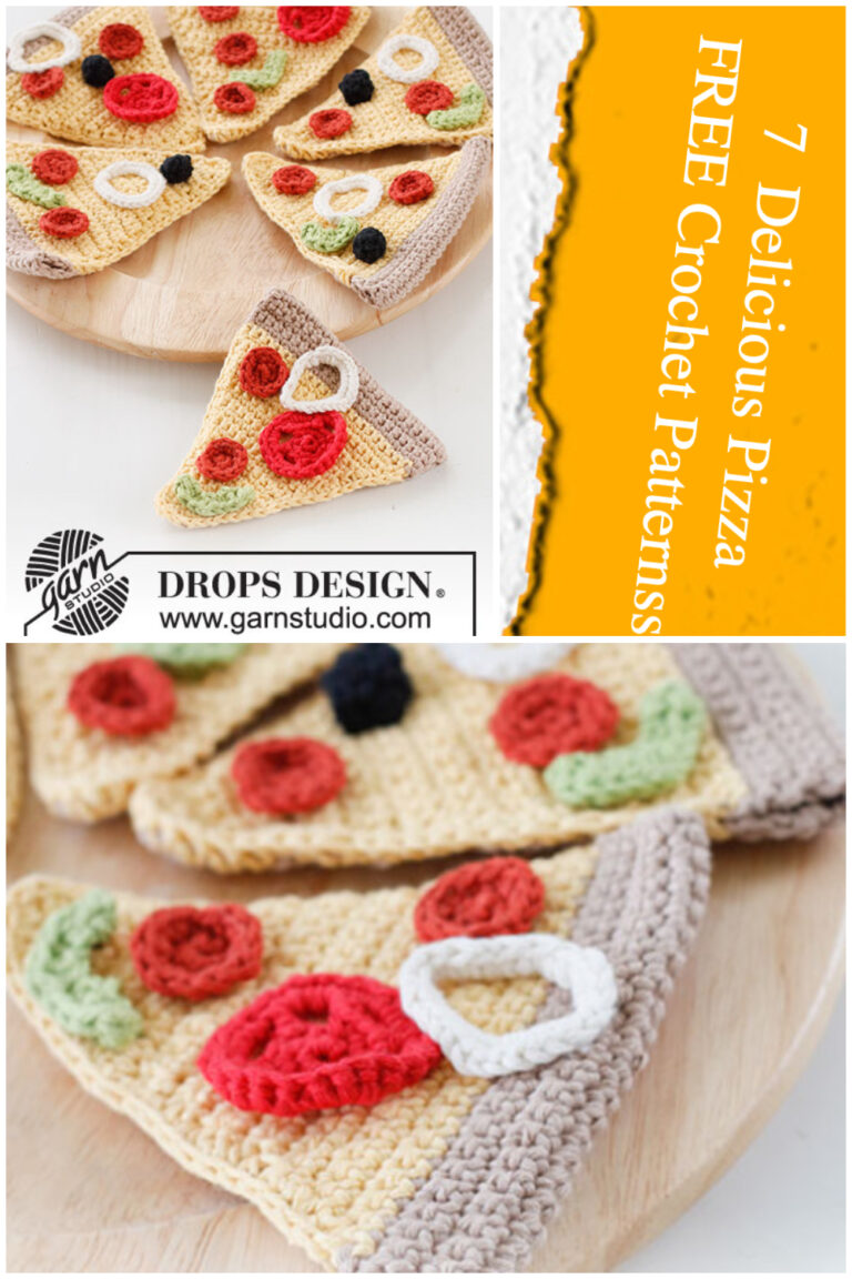 7 FREE Pizza Crochet Patterns - iGOODideas.com