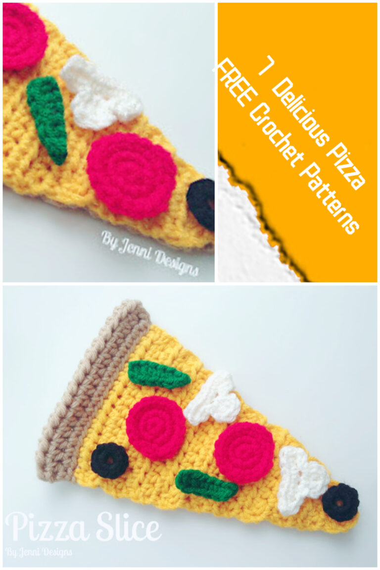 7 FREE Pizza Crochet Patterns - iGOODideas.com