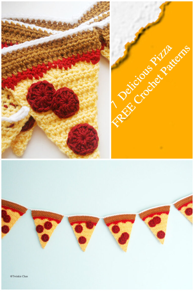 7 FREE Pizza Crochet Patterns - iGOODideas.com