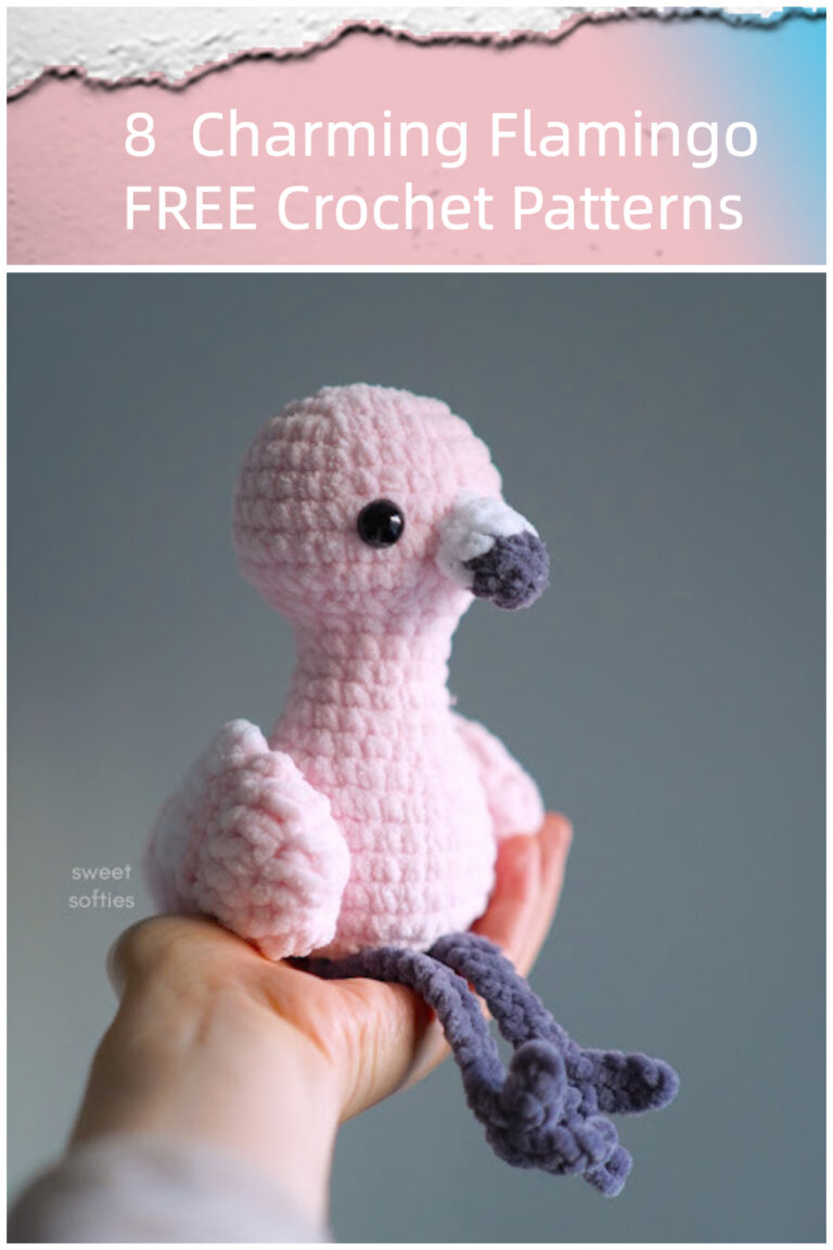 8 FREE Flamingo Crochet Patterns - iGOODideas.com
