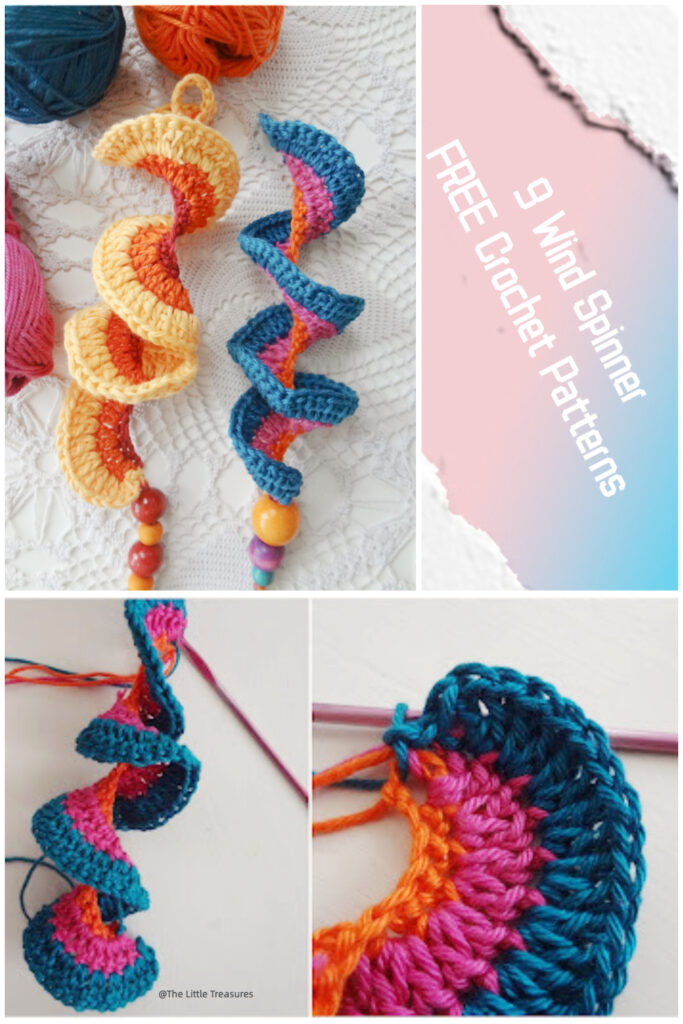 9 Wind Spinner FREE Crochet Patterns - iGOODideas.com