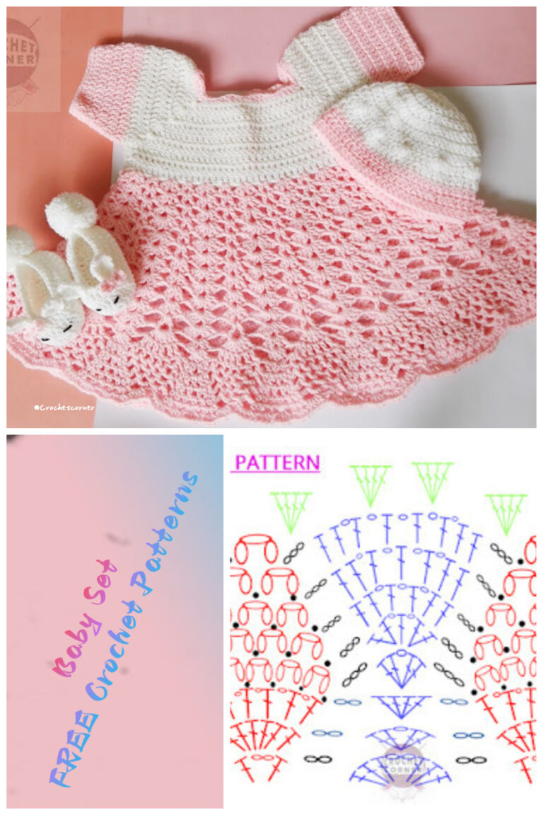 Baby Set FREE Crochet Patterns - iGOODideas.com
