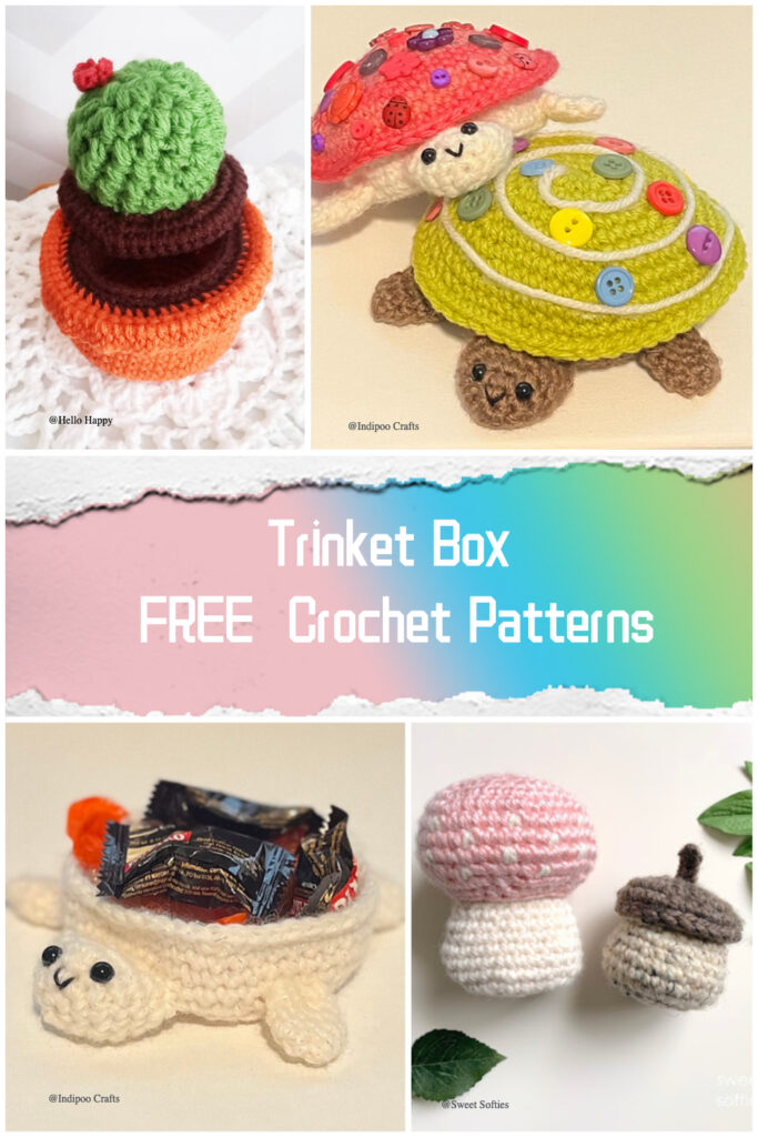 FREE Trinket Box Crochet Patterns - iGOODideas.com