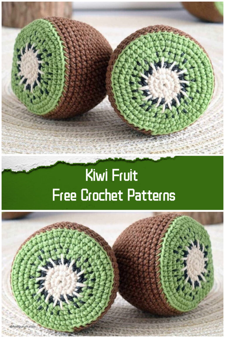 Kiwi Fruit Free Crochet Patterns - iGOODideas.com