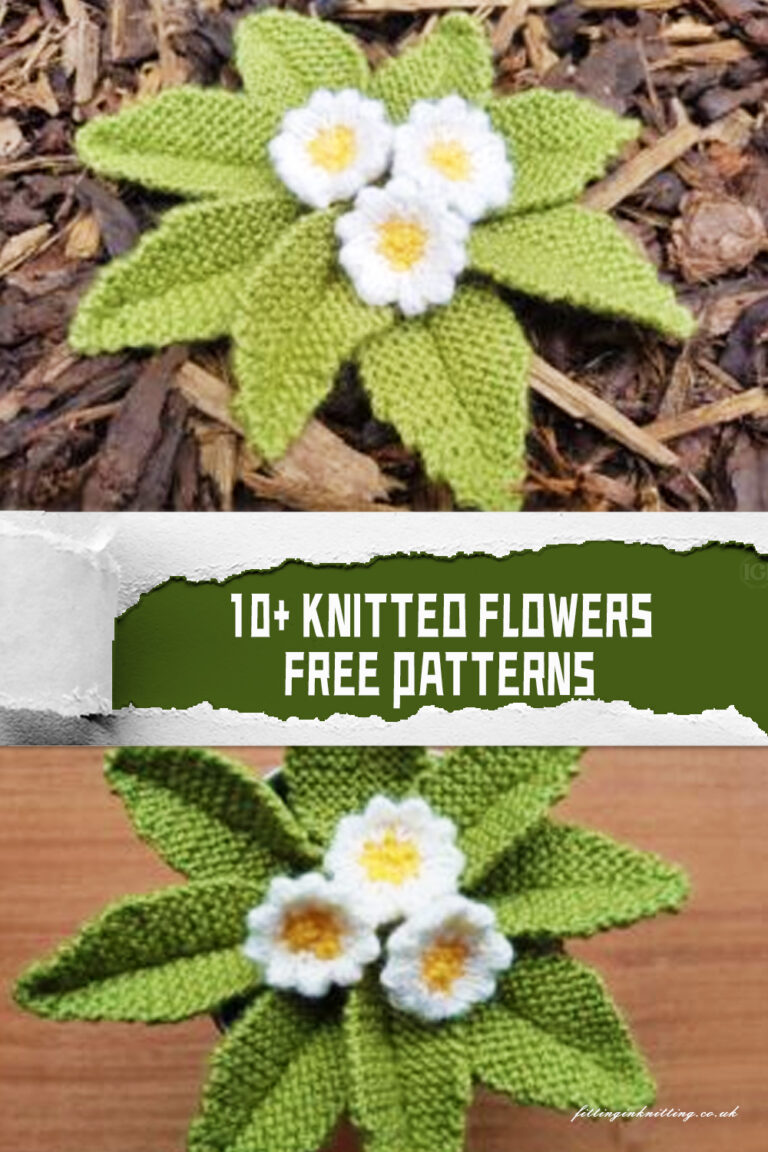 10+ Knitted Flower Free Patterns - iGOODideas.com