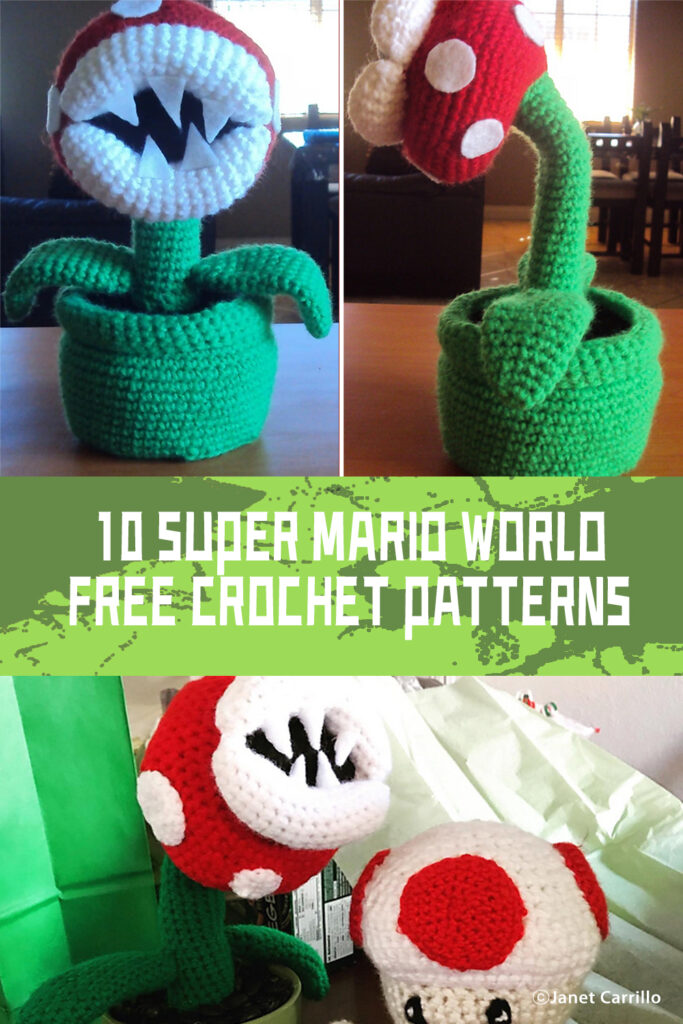 10 Super Mario World FREE Crochet Patterns - iGOODideas.com