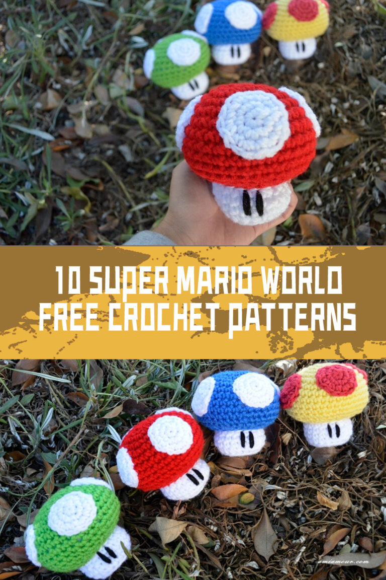 10 Super Mario World FREE Crochet Patterns - iGOODideas.com