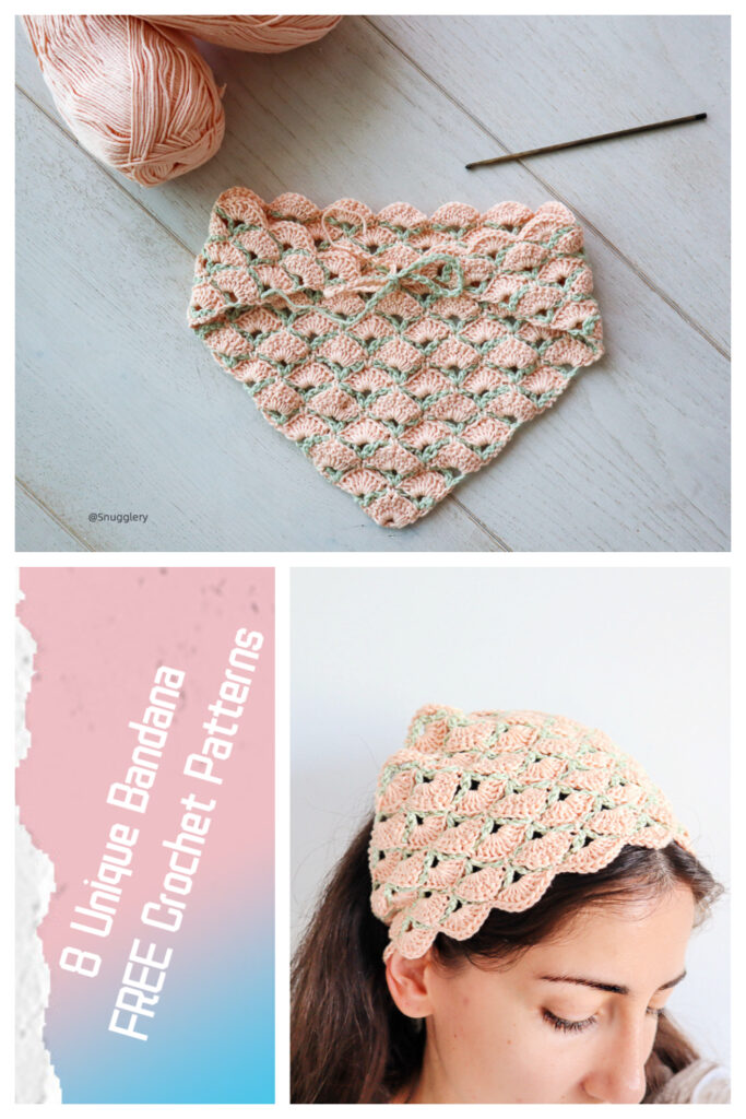 8 Bandana FREE Crochet Patterns - iGOODideas.com