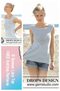 8 Knitted Lace Top FREE Patterns - iGOODideas.com