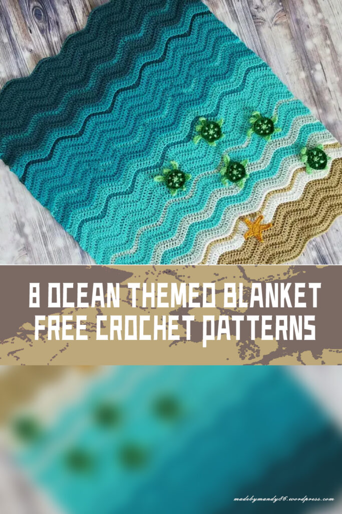 8 Ocean Themed Blanket Free Crochet Patterns - iGOODideas.com