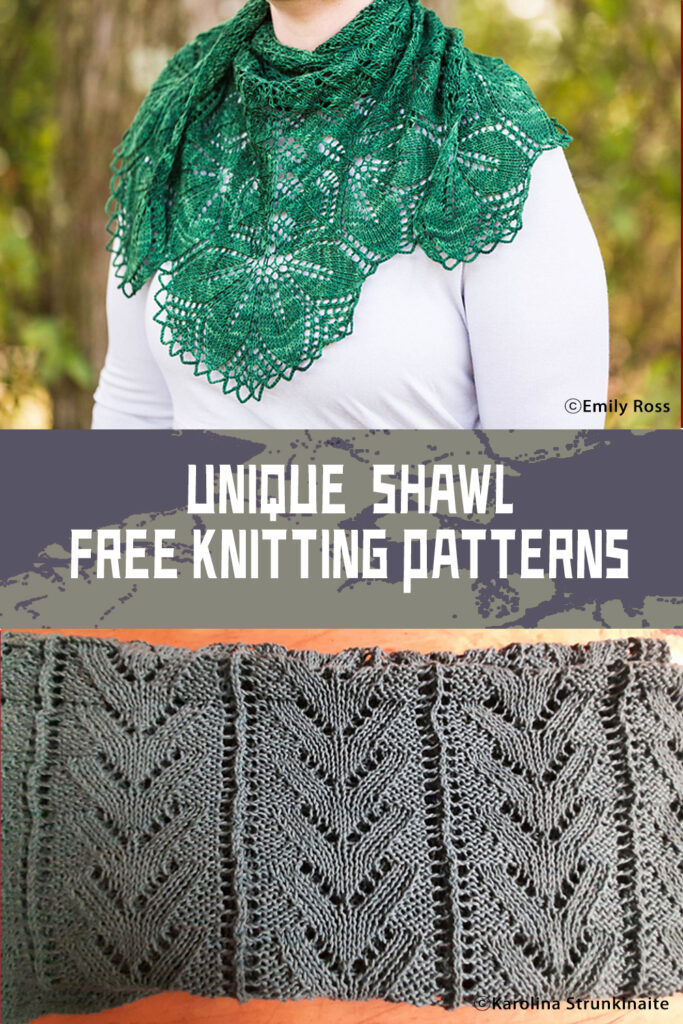 Unique Knitted Shawl FREE Patterns - iGOODideas.com