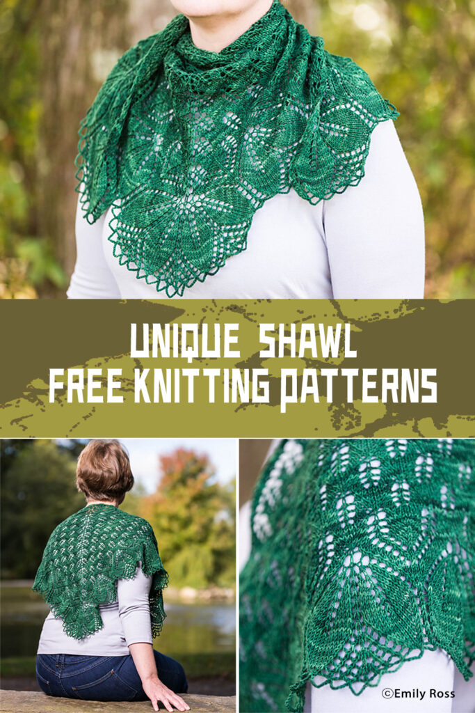 Unique Knitted Shawl FREE Patterns - iGOODideas.com