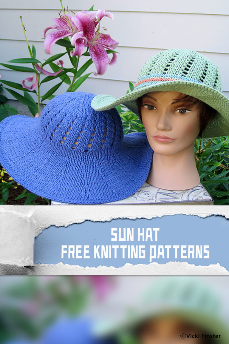 Sun Hat FREE Knitting Patterns - iGOODideas.com