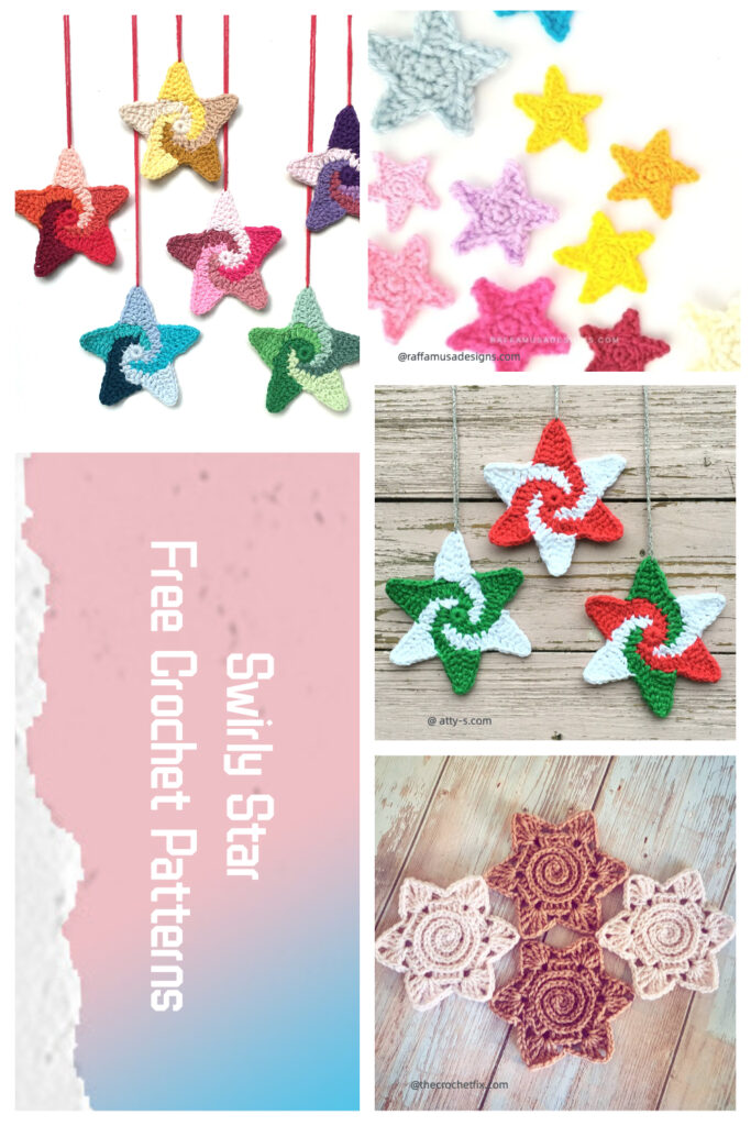 Swirly Star Free Crochet Patterns - iGOODideas.com