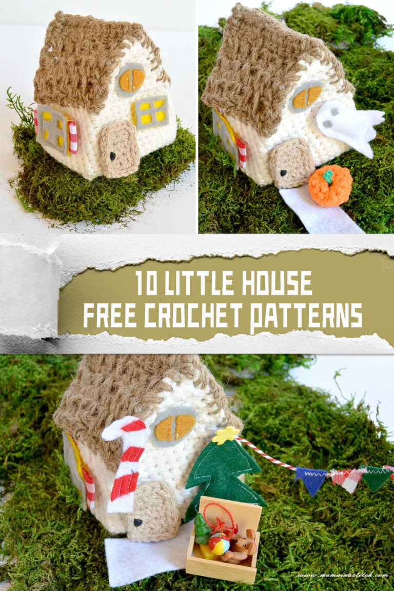 10 Little House FREE Crochet Patterns - iGOODideas.com