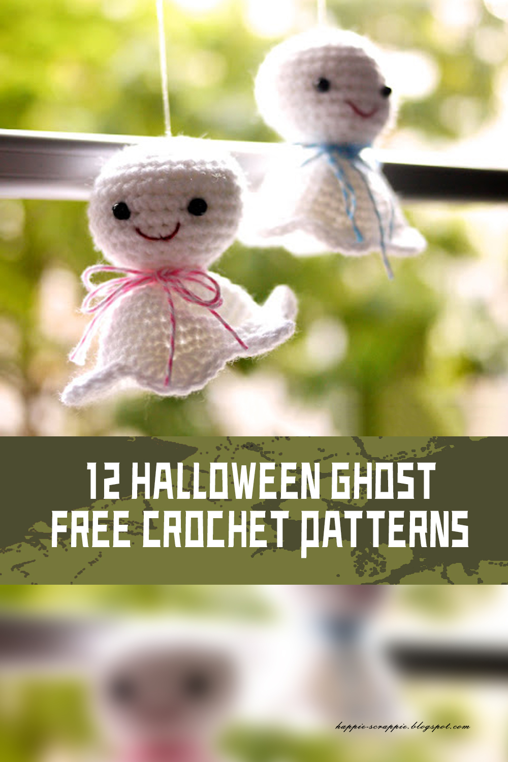 12 Halloween Ghost FREE Crochet Patterns - iGOODideas.com