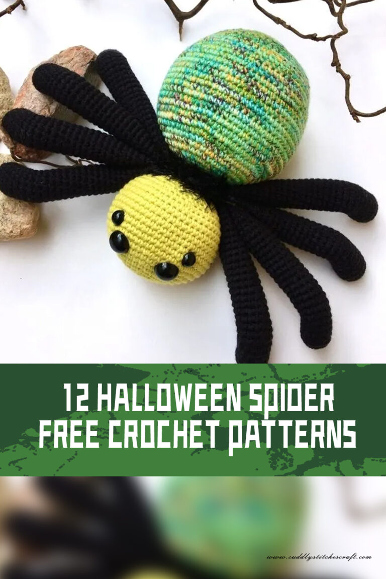 12 Halloween Spider FREE Crochet Patterns - iGOODideas.com