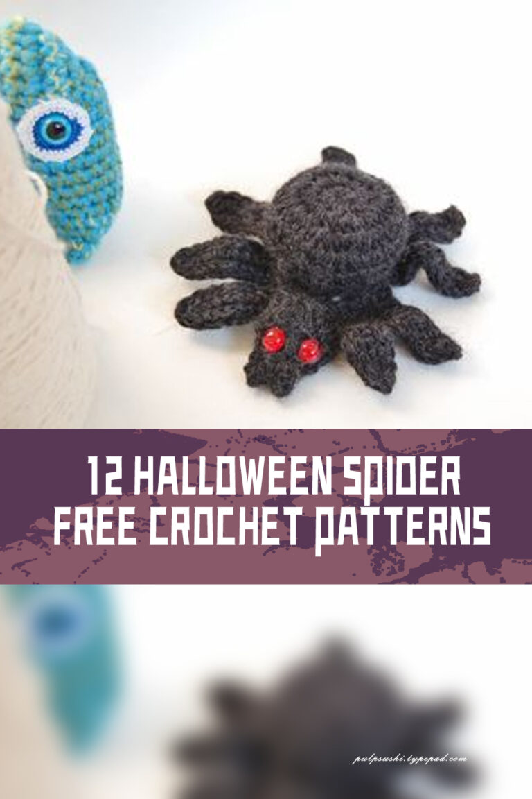 12 Halloween Spider FREE Crochet Patterns - iGOODideas.com