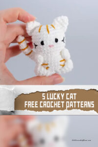 5 FREE Lucky Cat Crochet Patterns - iGOODideas.com