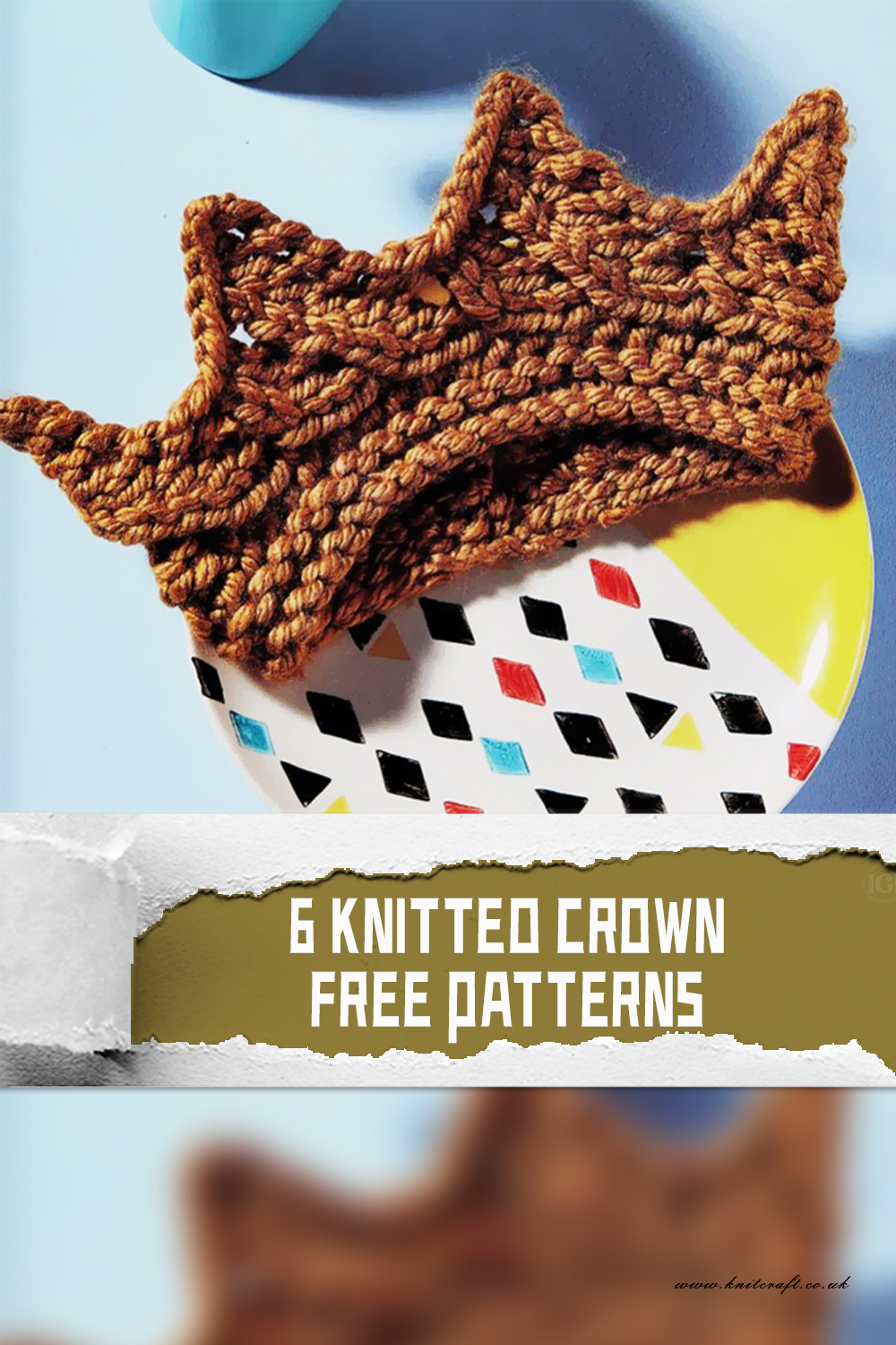 6 Knitted Crown Free Patterns - iGOODideas.com