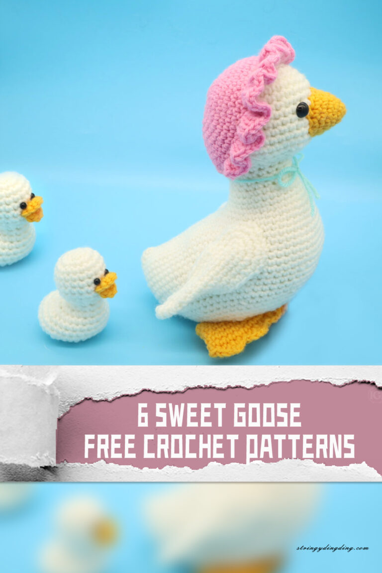 6 Sweet Goose Free Crochet Patterns - iGOODideas.com