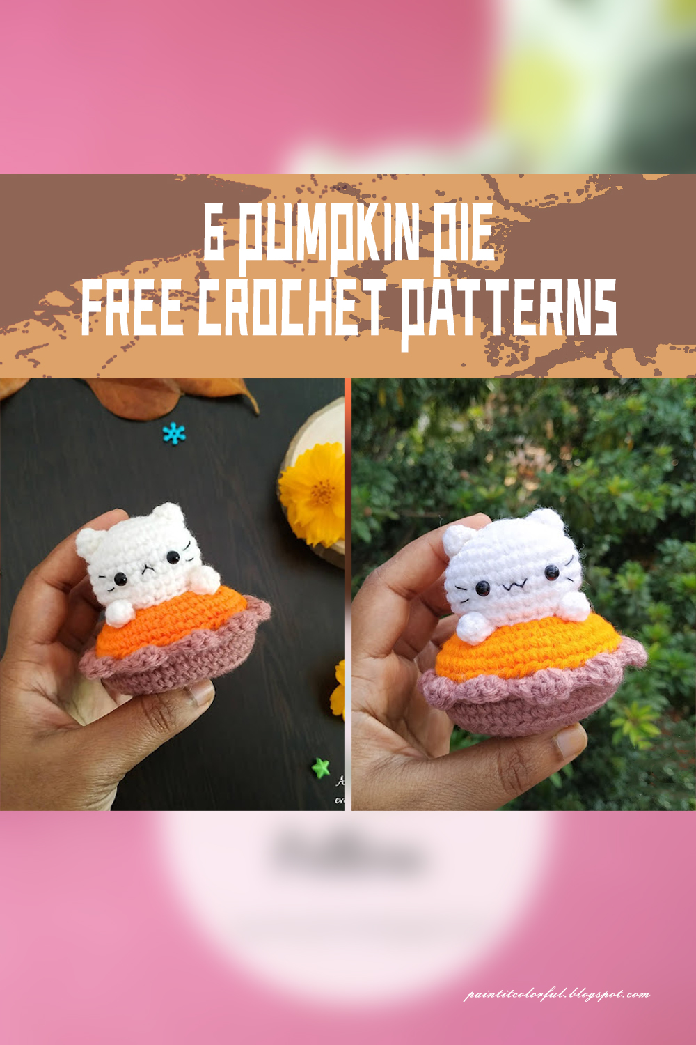 6 FREE Pumpkin Pie Crochet Patterns - iGOODideas.com