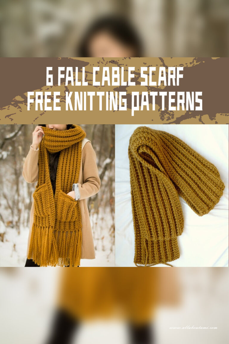 6 Fall Cable Scarf Knitting Patterns - FREE - iGOODideas.com