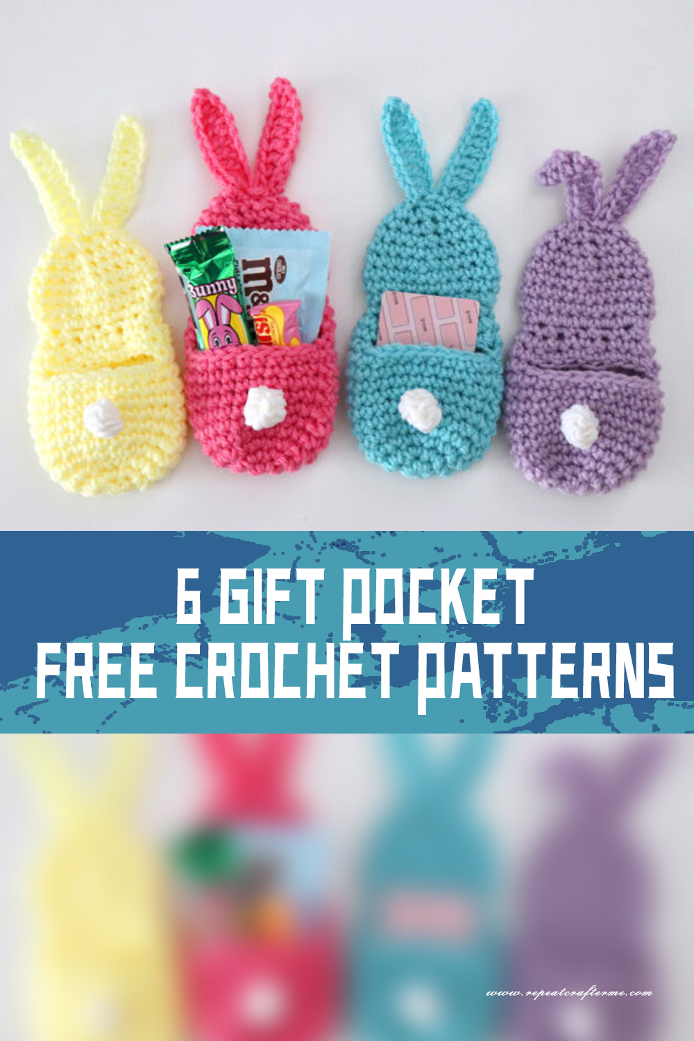 6 Gift Pocket FREE Crochet Patterns - iGOODideas.com