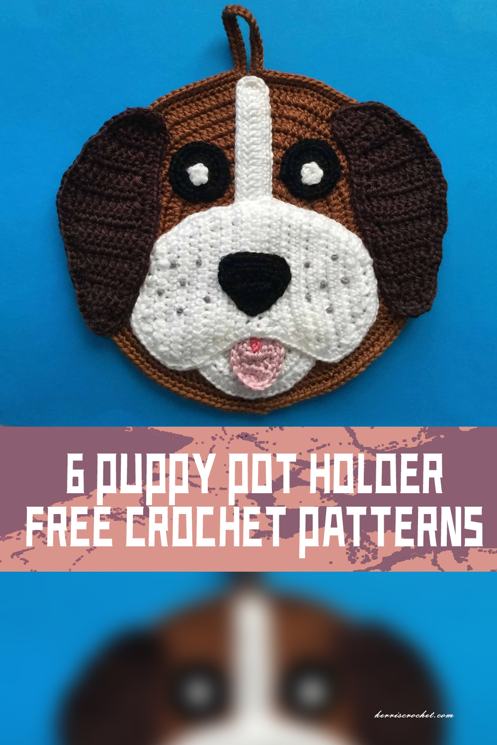 6 Puppy Pot Holder Crochet Patterns- FREE - iGOODideas.com