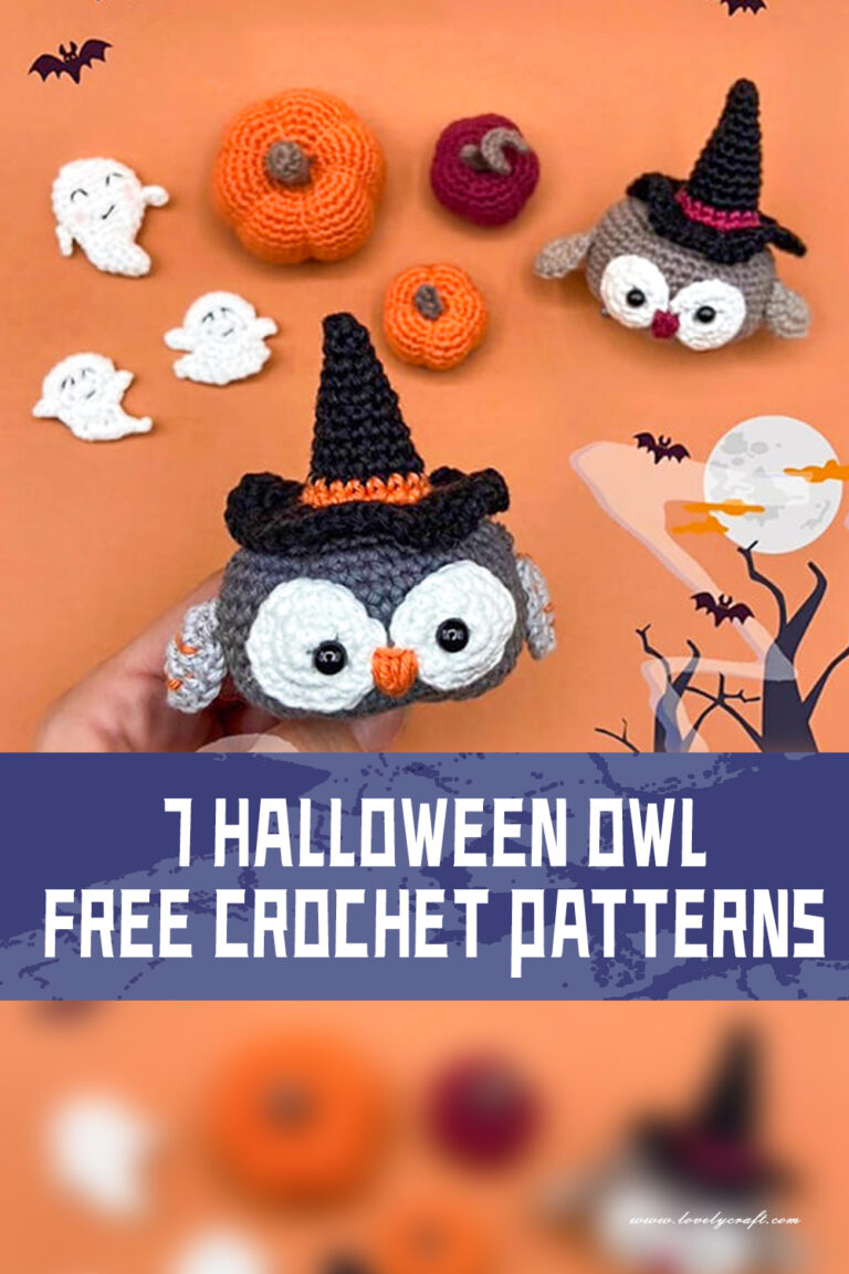 7 FREE Halloween Owl Crochet Patterns - iGOODideas.com